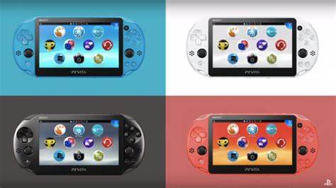 Tgs 2015 Sony Reveals Four New Game Themed Ps Vita Hardware