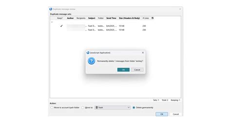 Remove Duplicate Emails From Thunderbird Profile