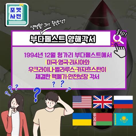 포켓사전 휴짓조각된 우크라 안전보장 부다페스트 양해각서 네이버 포스트