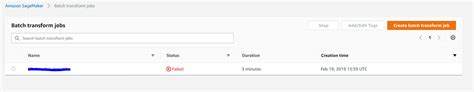 A Way To Delete Failed Batch Transform Jobs · Issue 633 · Awsamazon