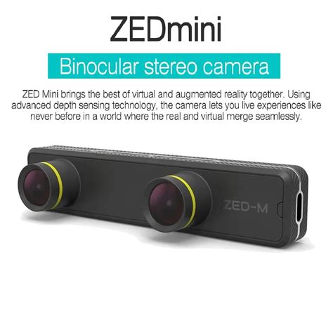 【stereo zed mini camera stereo imu 3d depth sensor for ai edge