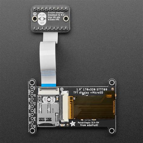 Adafruit Eyespi Breakout Board 18 Pin Fpc Connector The Pi Hut