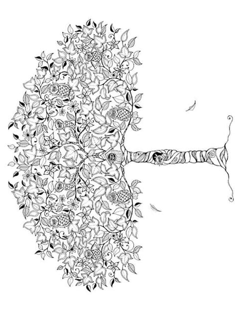 Tree Coloring Pages For Adults