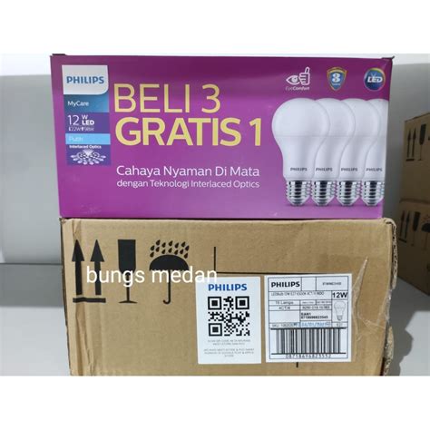 Jual Lampu Led Philips W Putih Watt W Bulb Ledbulb Cdl Tanpa Kotak Shopee Indonesia
