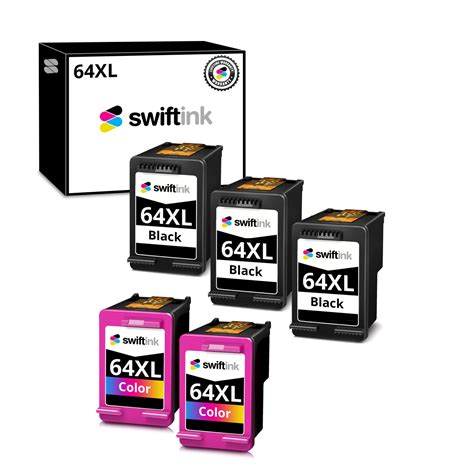 Hp Xl Black Color Ink Cartridges Set Of Swift Ink