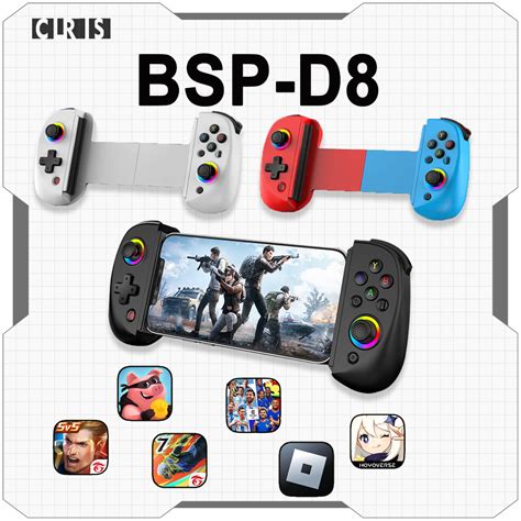 พรอมสงจากไทยจอย BSP D8 จอยเกมมอถอ รองรบ iOS Android Switch PS4 PC Shopee Thailand