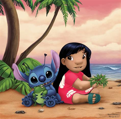 Lilo And Stitch By Morganlee Art On Deviantart
