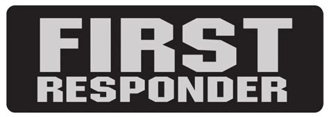 First Responder Full Width Back Reflective Patch 5star And Derks Uniforms