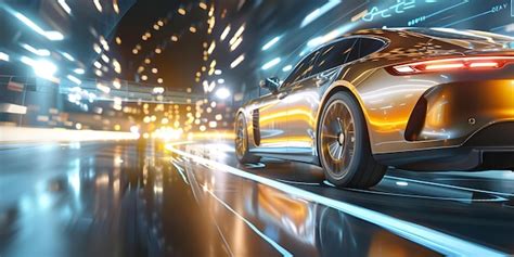 premium photo optimizing electric vehicle performance through data analytics enhancing