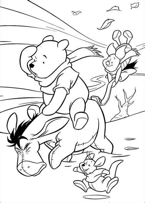 Winnie The Pooh Characters Coloring Pages