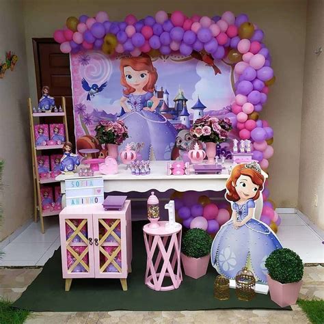 Pin De Nadia Rocha En Sophia Decoracion Fiesta Princesa Sofia Decoracion Cumpleaños Princesa