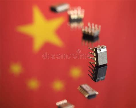 China And Semiconductors Stock Image Image Of Electronic 304579903