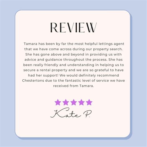 Testimonial Tuesday 💜 A Lovely Review From An Applicant Who Recently
