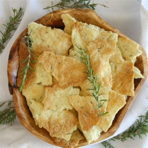 Crisp Rosemary Flatbread Recipe Girl