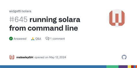 running solara from command line · widgetti solara · discussion 645 · github