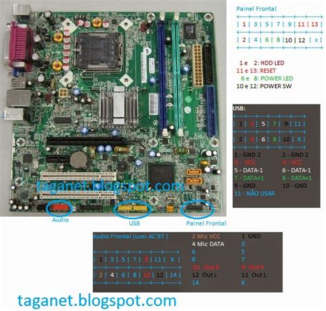 Pinout Usb On The Motherboard Kosherfasr