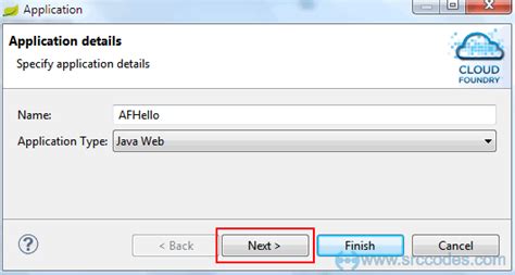 Deploy To Appfog Paas Using Cloud Foundry Integration Plugin Of Eclipse Sts Srccodes
