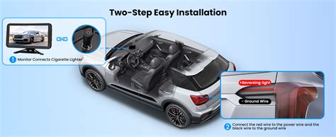 Amazon Com AUTO VOX Wireless Backup Camera For Car Easy Install No Delay 5 HD 1080P Rear View