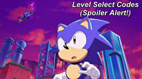 How To Unlock Super Sonic Debug Mode And Level Select Codes In Sonic