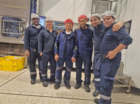 muhammad shaukat on linkedin with krones team after completion of