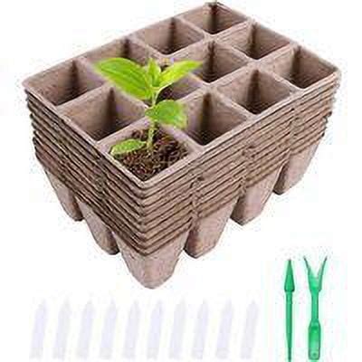 Macetas De Fibra Biodegradables Para Germinación De Semillas Y