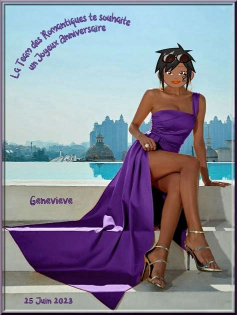 Carte Anniversaire Genevieve