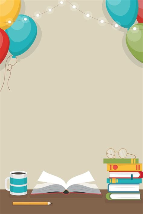 Campus Open Class Background Material Poster Background Vector