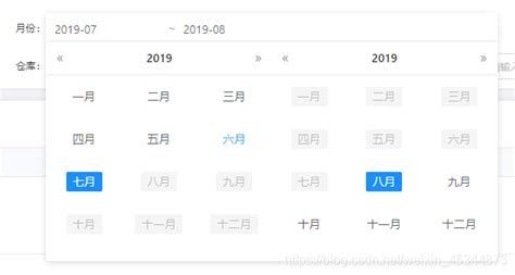 Ant Design实现月份选择antd Rangepicker 月份 Csdn博客