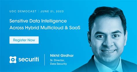 Securiti On Linkedin Udc Democast Sensitive Data Intelligence For