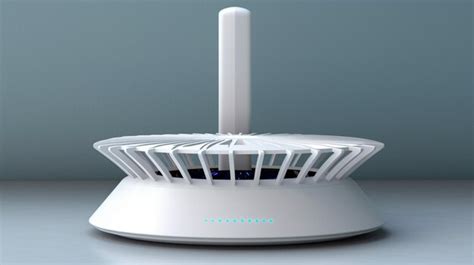 Premium Ai Image White Wifi Router Modern