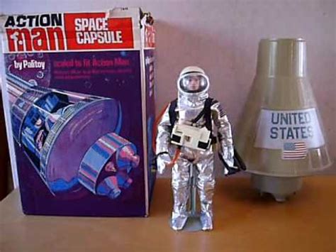 Action Man Astronaut And Capsule Vintage Palitoy 1960s Nasa Hasbro Gi
