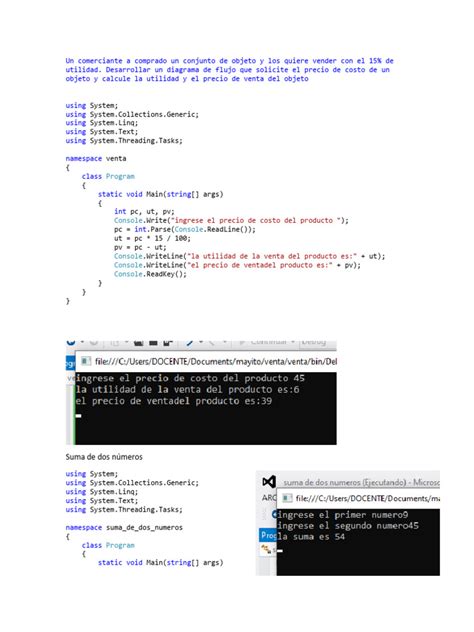 Ejercico Resuelto Pdf Programación De Computadoras Ingeniería De