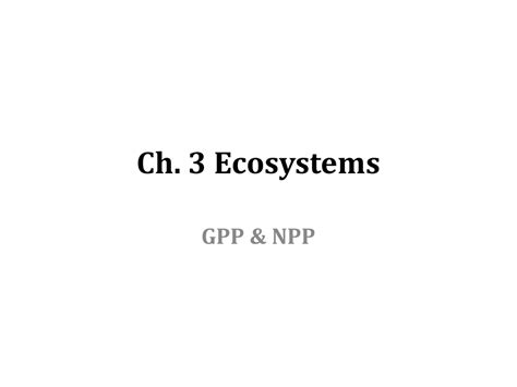 Npp Gpp
