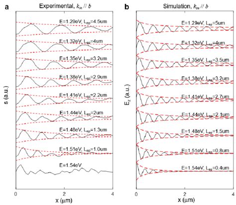 Figure S6 Fitting Of The Propagation Length Lep Of Eps Along The