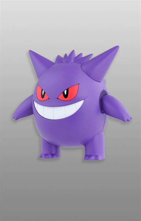 Gengar Pokemon Plastic Model Kit Bandai Iron Studios Brasil