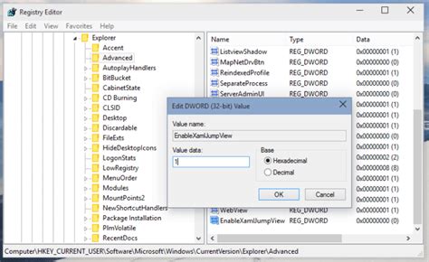 How To Enable Jump Lists In Windows 10
