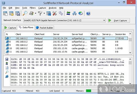 Softperfect Network Protocol Analyzer Screenshots