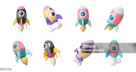 로켓 3d와 현대 현실적인 세트 공간 미래 지향적 인 창조적 인 디자인 우주선 발사 창의적인 개념 아이디어 디자인 3d 그림 0명에 대한 스톡 사진 및 기타 이미지 Istock