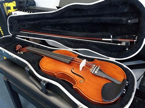 Meisel 6109 4 4 Violin With Remy Brazilwood Bow And Case Reverb