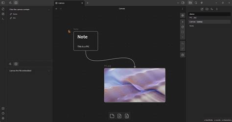 New Plugin Canvas Links Build Link Between File And Canvas By Embed