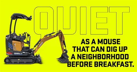 The New Case Cx15ev Electric Mini Redhead Equipment