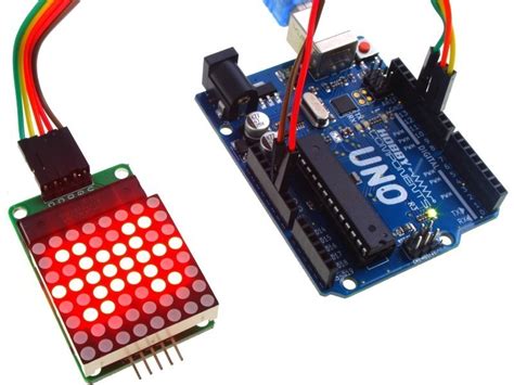 Max7219 Serial Dot Matrix Display Module