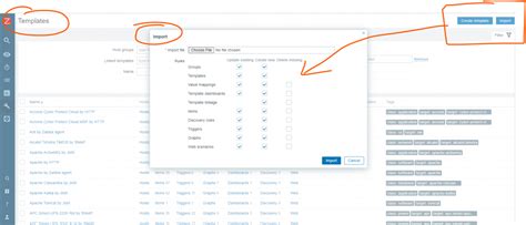 How To Import Integration Templates And Other Objects Zabbix