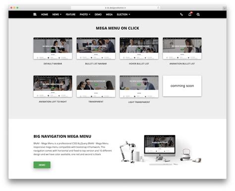 Top JQuery Navigation Menu Bar Plugins For Websites Colorlib