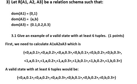 solved 3 let r a1 a2 a3 be a relation schema such that
