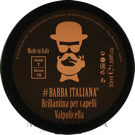 Barba Italiana Valpolicella Brillance Gel - Бриолин для волос: купить ...