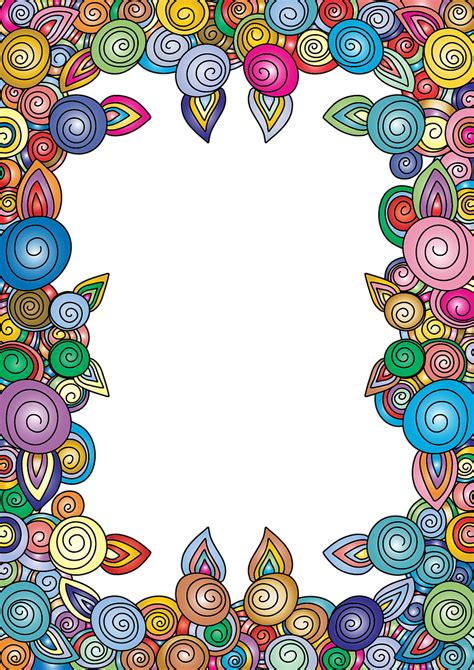 Free Colorful Borders Vector Art Download 13 288 Colorful Borders