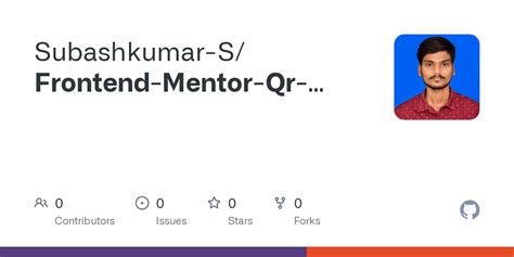 Github Subashkumar Sfrontend Mentor Qr Code Component