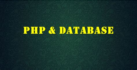 Php Và Database Thầy Long Web