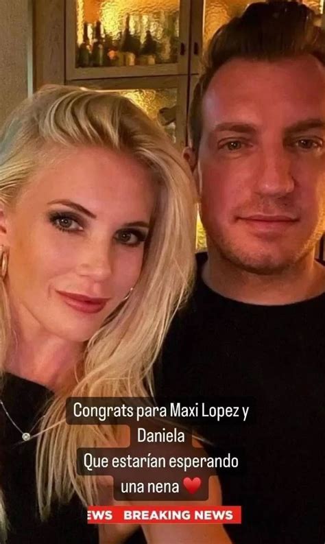 Se Filtró El Sexo Del Bebé Que Esperan Maxi López Y Daniela Christiansson